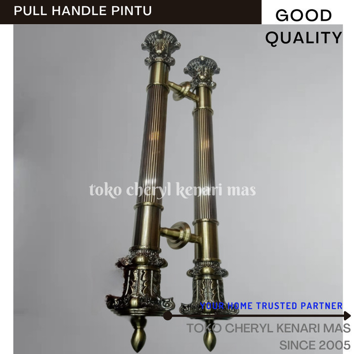 Jual [Baru] Door Pull Handle Tarikan Pintu Utama Rumah 100 Cm Bronze ...