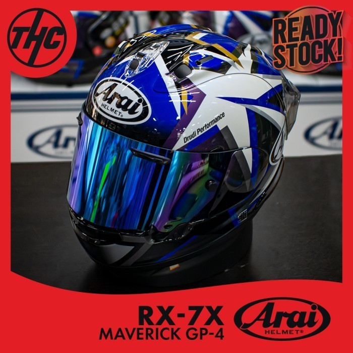 Jual [Ori] Ara1 Rx7X Maverick Gp4 Rx-7X Full Face Helm Gp 4 Original ...