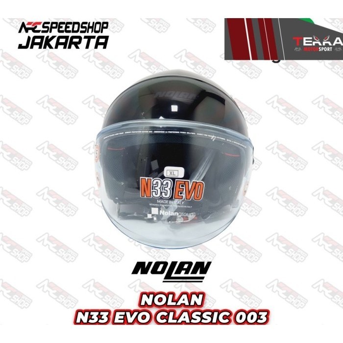 Jual [New] Helm Nolan N33 Evo Classic 003 Helmet Motor Half Face Berkualitas | Shopee Indonesia
