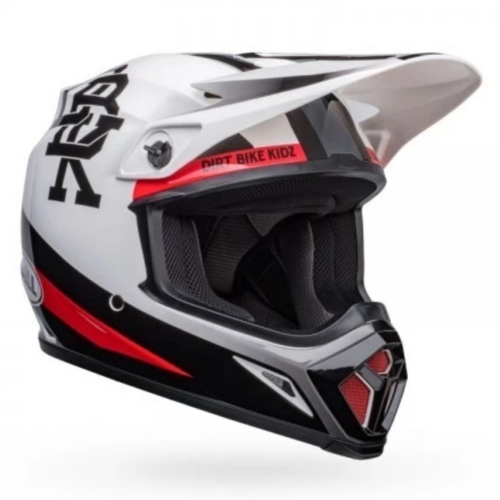 Jual [Ori] Bell Mx9 Mips Twitch Dbk Gloss White Helm Motor Adventure ...
