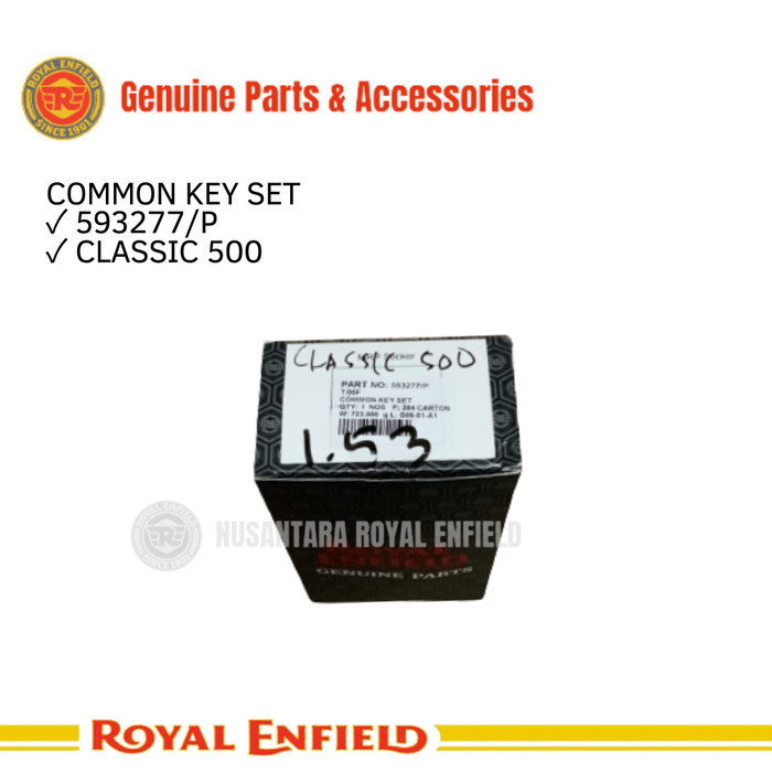 Jual [Original] Original Spare Part Royal Enfield Common Key Set ...