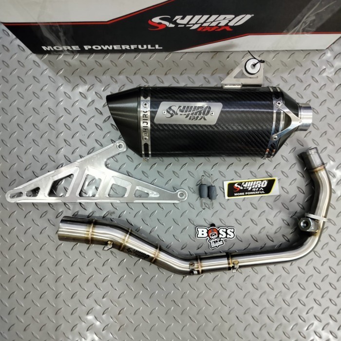 Jual [Original] Knalpot Shijiro Vyper Carbon Vespa Sprint Primavera S ...