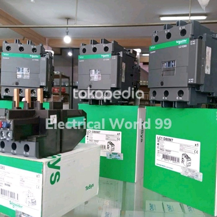 Jual [New Ori] Contactor / Kontaktor Lc1D80M7 220V Tesys New Generation ...