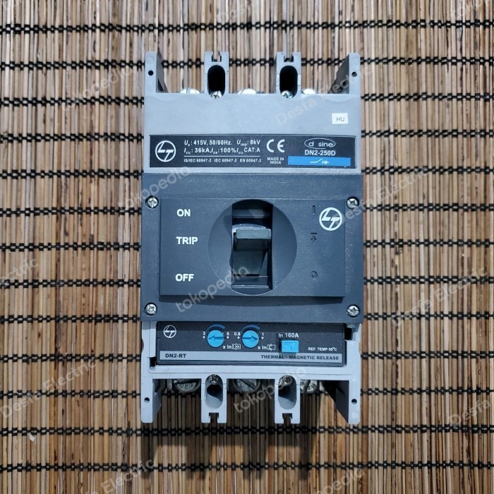 Jual [New Ori] Mccb Lt Switchgear Dn2-250D 3 Phase 160 Ampere Made In ...