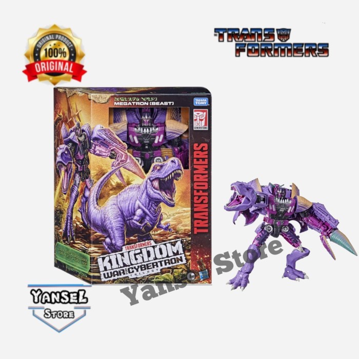 Jual [Ori] Transformers War For Cybertron Kingdom Leader Megatron Beast ...