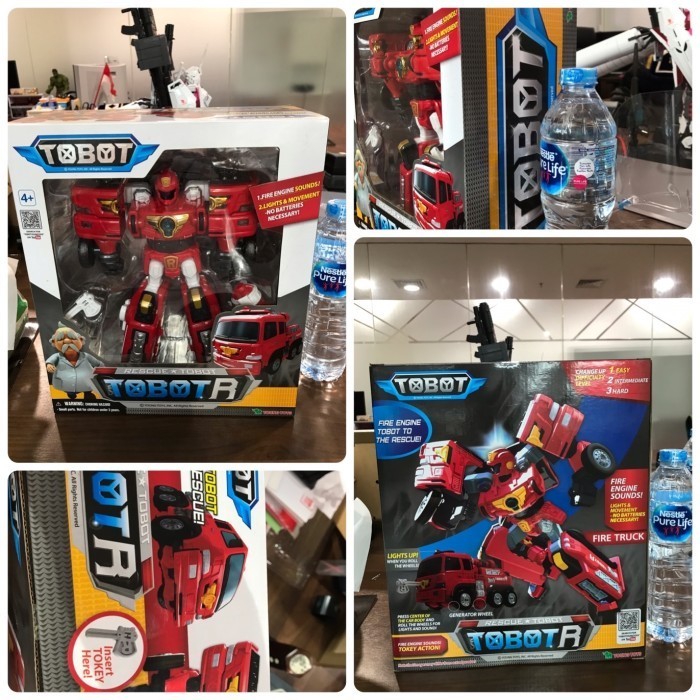 Jual [Ori] Tobot R Besar - Fire Rescue Original Young Toys Rare Terbaru ...