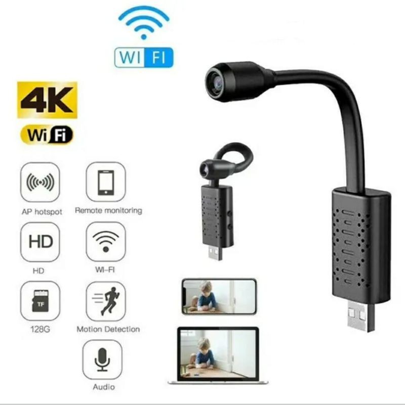 Jual IP Camera CCTV Mini 8 MP Wireless V380Pro Full HD | Shopee Indonesia