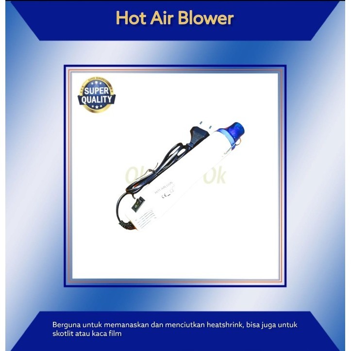 Jual Hot Air Gun Blower 220v 300w Alat Pemanas Heat Panas Stiker Kaca ...