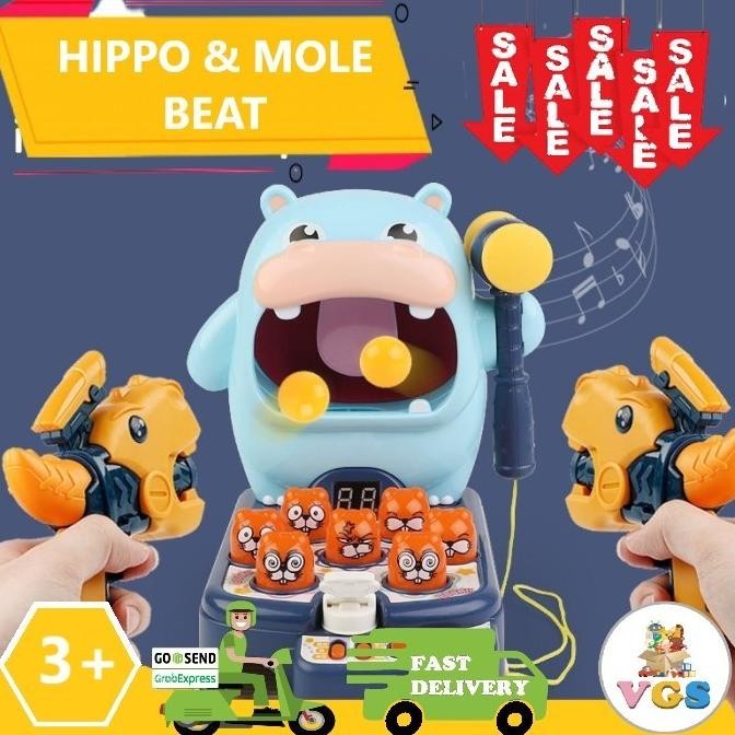 Jual Mainan Anak Hippo & Mole Beat | Shopee Indonesia