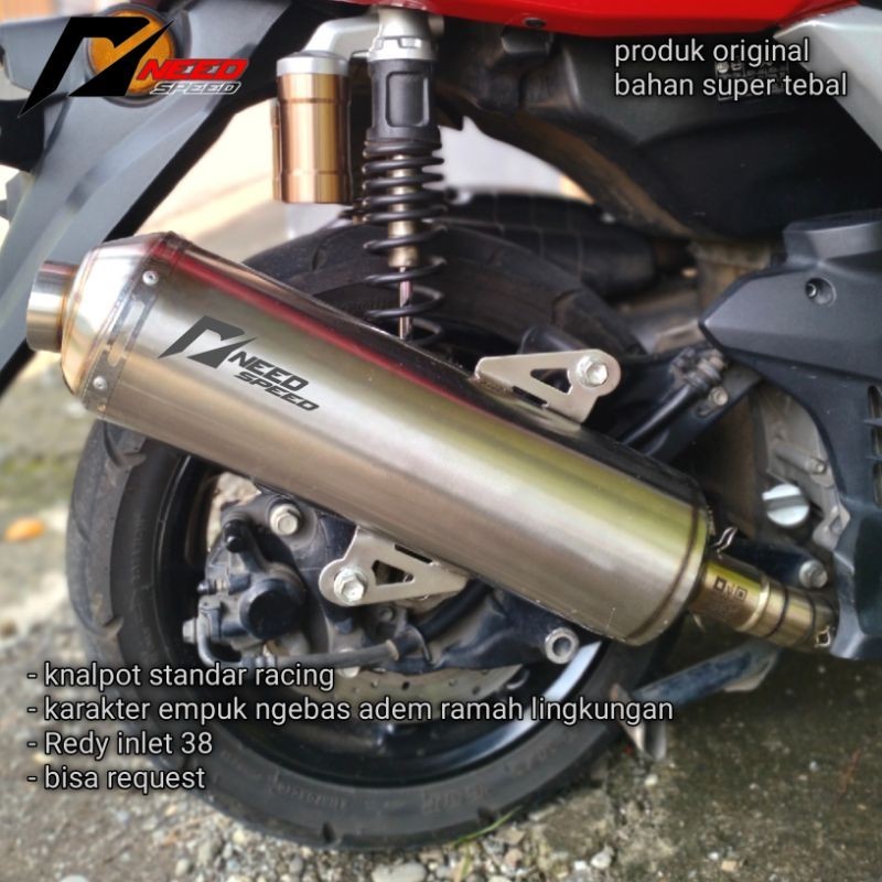 Jual knalpot standar racing nmax new nmax old aerox new aerox old ...