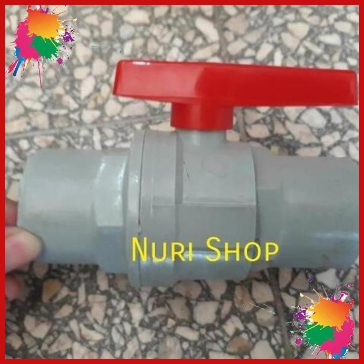 Jual ballvalve/ ball valve/ stop kran pvc 1" [nur] | Shopee Indonesia