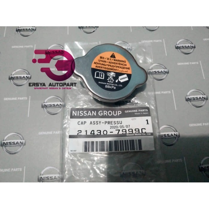 Jual New Ori Tutup Radiator High Pressure Nissan Original Livina Xtrail Juke Dll Limited ...