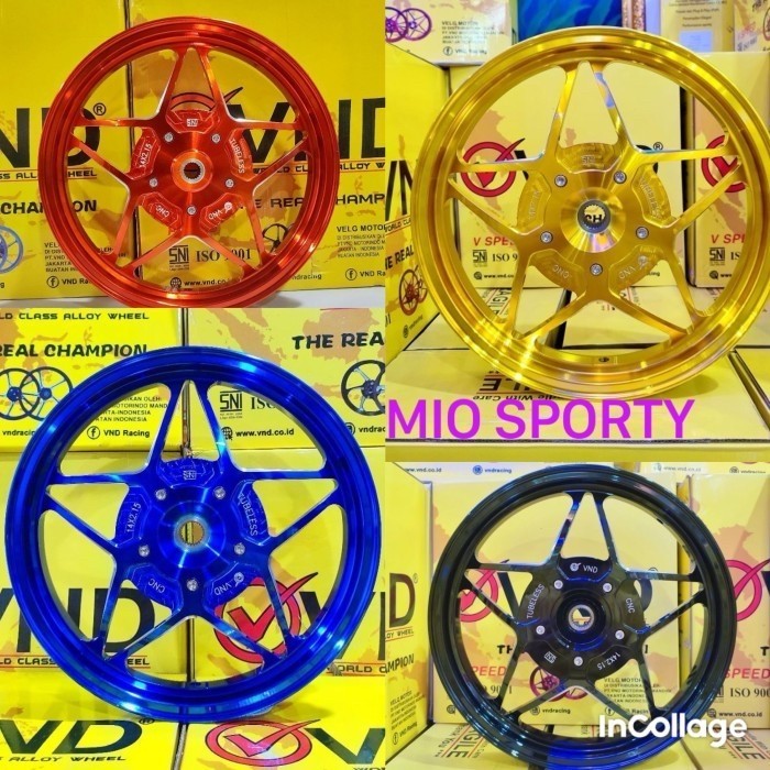 Jual VELG RACING VND V SPEED GEN 2 MIO SPORTY MIO LAMA MIO SMILE VND ...