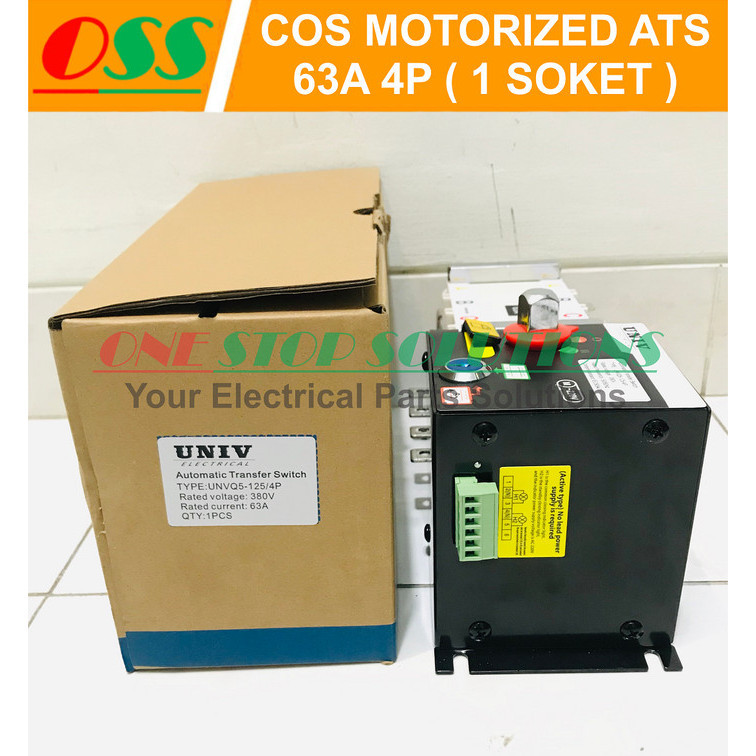 Jual Murah - Cos Motorized Ats 63A 4P Ats Univ Univ-63A Untuk Panel Ats ...