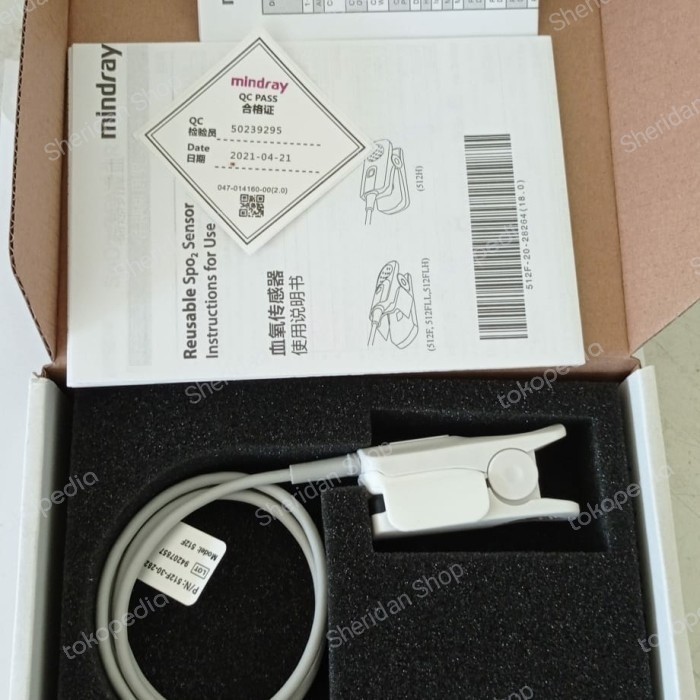 Jual MINDRAY SPO2 sensor dewasa reusable SPO2 sensor, Finger clip ...