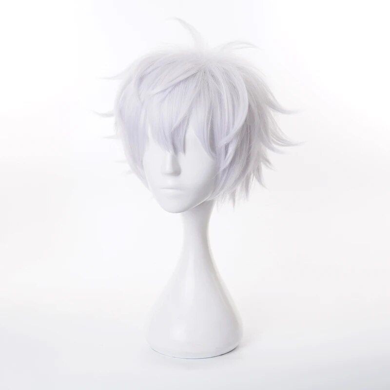 Jual Wig Gojo Satoru Manmei Rambut Cosplay Anime Jujutsu Kaisen ...