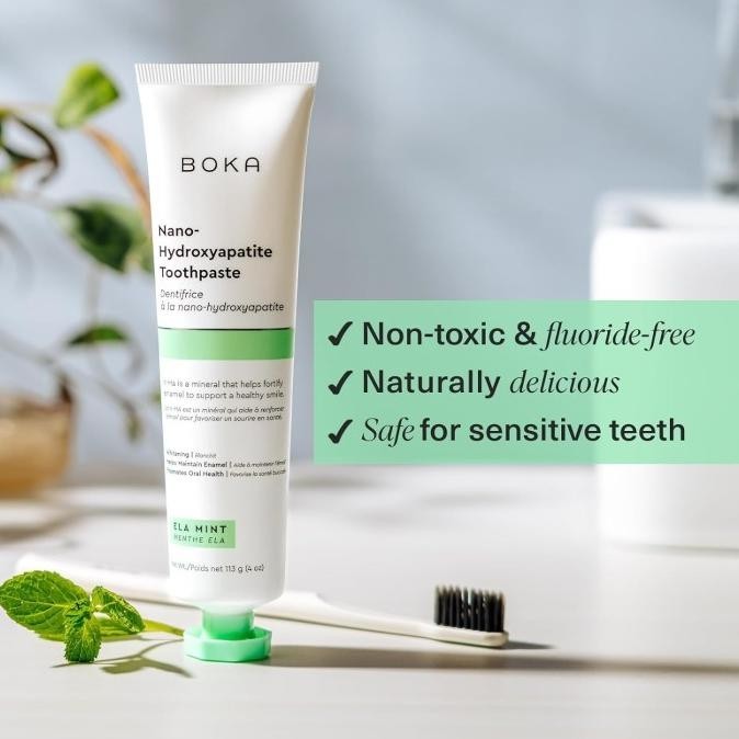 Jual Boka Fluoride Free Toothpaste Nano Hydroxyapatite Remineralizing ...