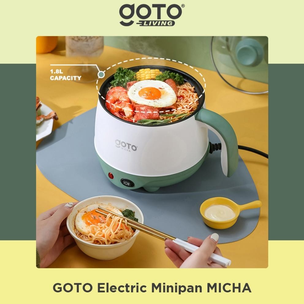 Jual Virall Goto Micha Panci Listrik Elektrik Mini Fry Pan Hotpot ...