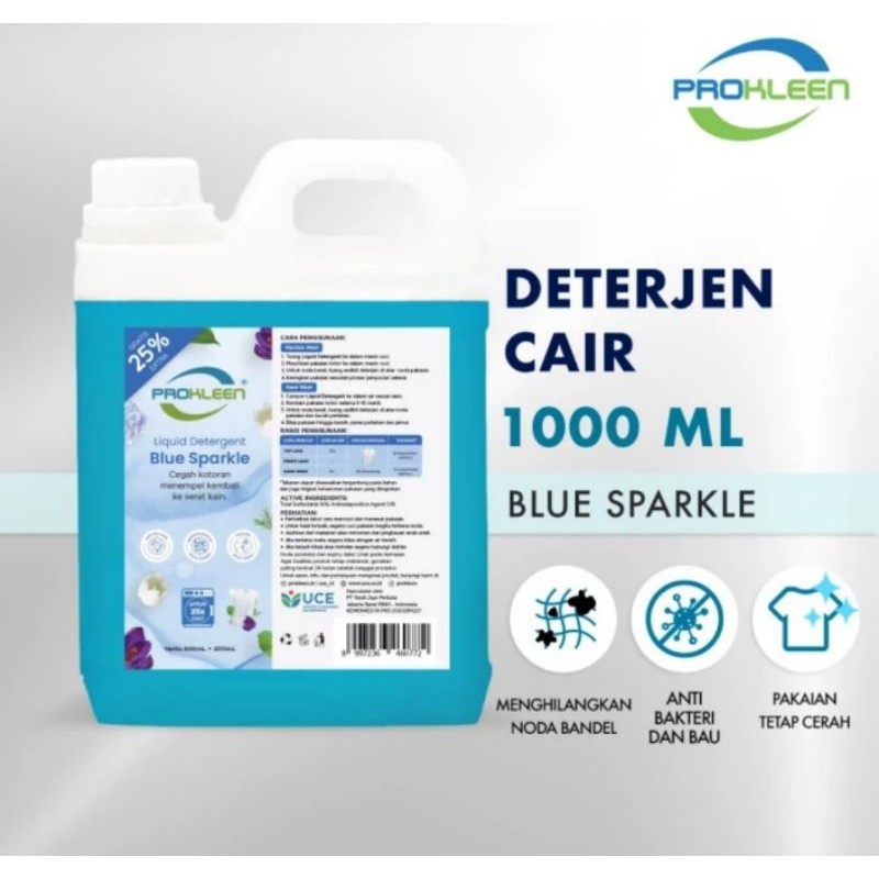 Jual Deterjen Cair PREMIUM Laundry Liquid Deterjen PROKLEEN | Shopee ...
