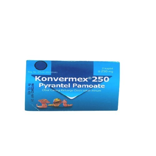 Jual Konvermex 250 mg Mengurangi Infeksi Cacing (2 Kaplet) | Shopee ...