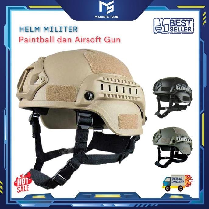 Jual Helm SWAT Militer Helmet Paintball CS Go SWAT Tactical Kopasus ...