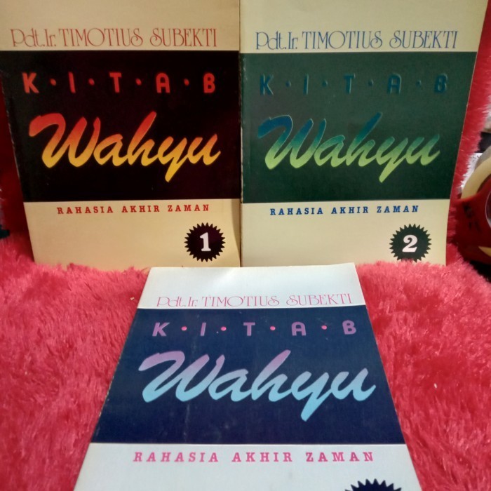 Jual BUKU 3 JILID KITAB WAHYU BY TIMOTIUS SUBEKTI | Shopee Indonesia