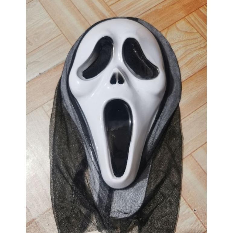 Jual Promo Akhir Tahun Topeng Scream Hantu Halloween Cosplay Mask Pesta ...