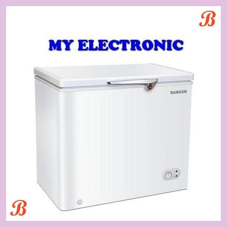 Jual | ME | CHEST FREEZER SANKEN SRF-220WH 220 LITER | Shopee Indonesia