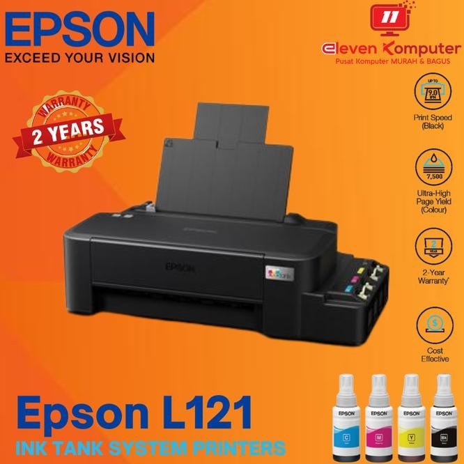 Jual Epson L121 Printer Epson L121 A4 Ink Tank | Shopee Indonesia