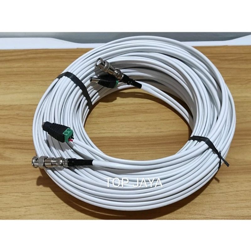 Jual Kabel Camera CCTV jadi 50 Mtr RG59 plus Power | Shopee Indonesia