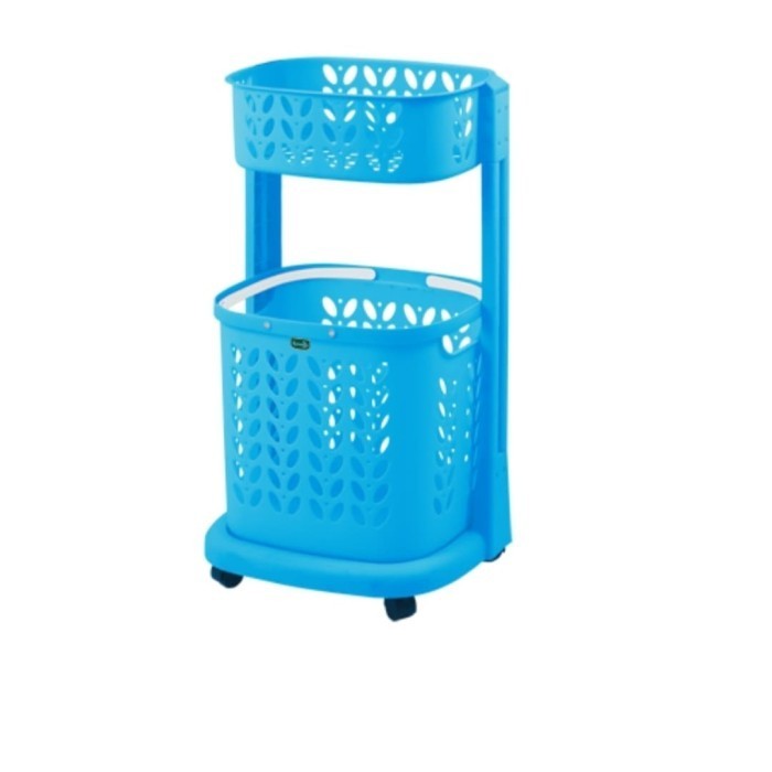 Jual Laundry Rovega Rlb-200 Laundry Basket 2 Level Keranjang | Shopee ...