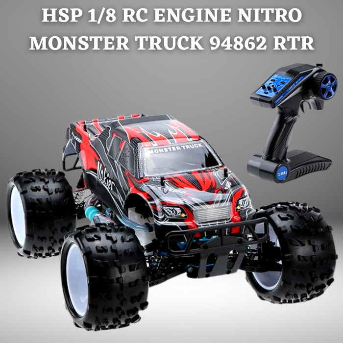 Jual HSP 1/8 RC Engine Nitro Monster Truck 94862 RTR / RC Engine ...