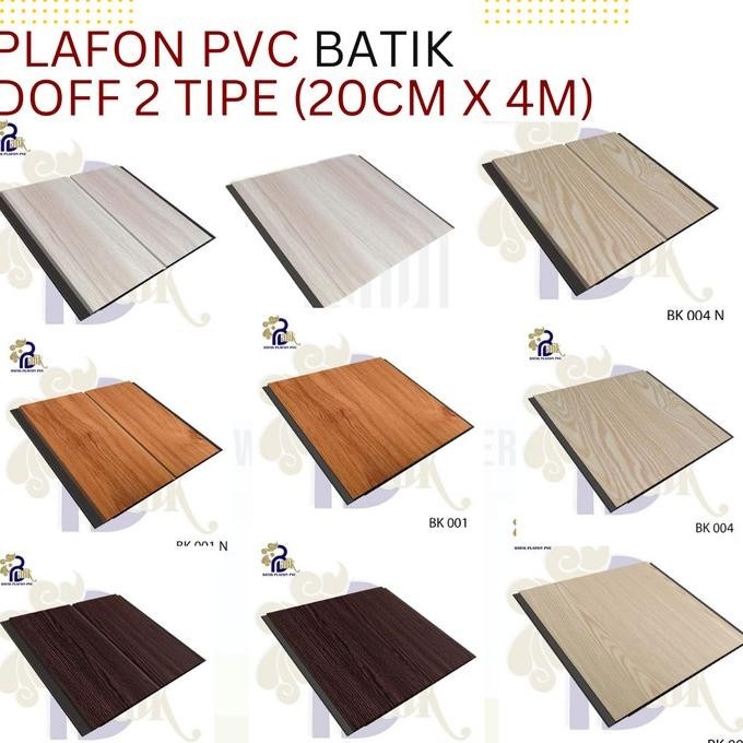 Jual populer] Plafon Pvc Batik Doff 20cm x 4m | Shopee Indonesia