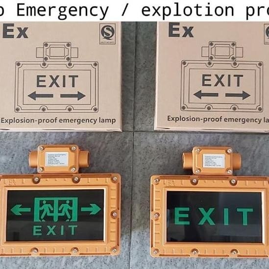 Jual Lampu Emergency Exit Explosion proof | Shopee Indonesia