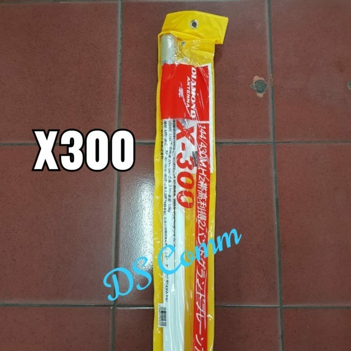 Jual DIAMOND X-300 ANTENA BASE ORI BARU DUALBAND VHF UHF REPEATER X300 ...