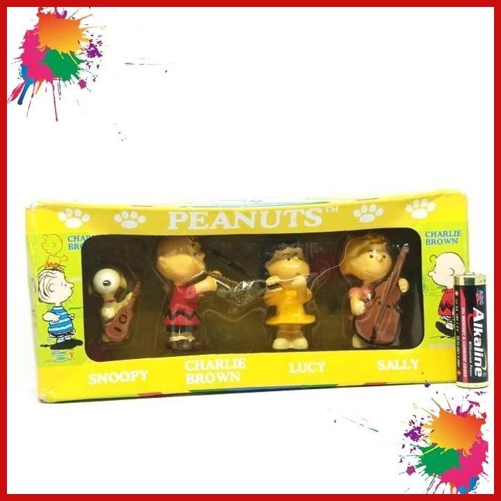 Jual PEANUT AND SNOOPY PVC FIGURE SET. (FGT) | Shopee Indonesia