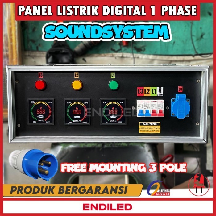 Jual PANEL LISTRIK SOUND SYSTEM DIGITAL 1 PHASE | Shopee Indonesia