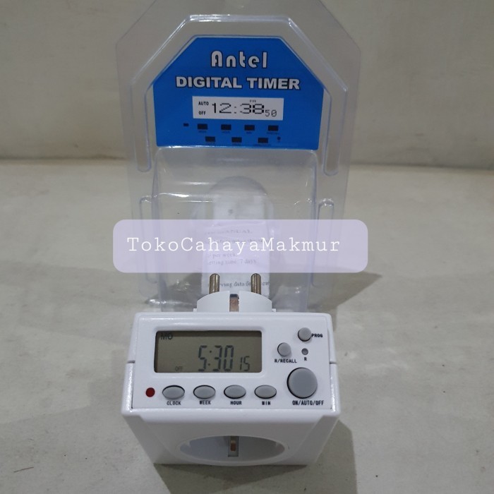 Jual Timer Switch Digital/Stop Kontak Digital/Progamme Timer 24Hours ...