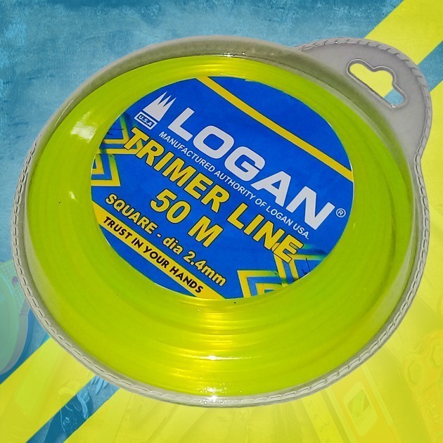 Jual Senar Potong Rumput 50m Logan/Trimer Line 50m Square 2.4mm ...