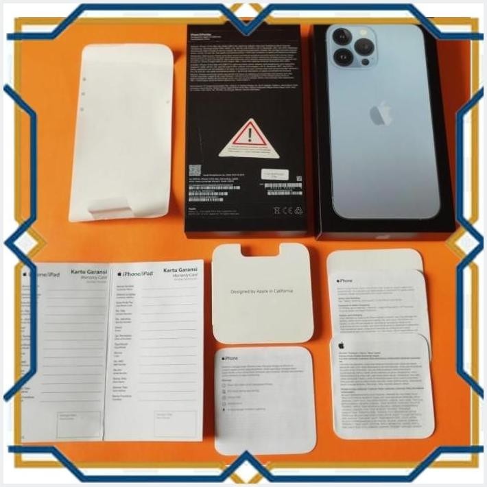 Jual [ABG] DUS BOX IPHONE 13 PRO MAX BLUE IBOX ORIGINAL COPOTAN 100% | Shopee Indonesia
