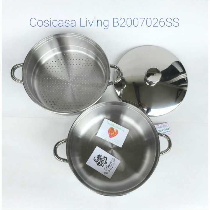 Jual Bima Prima Steamer Set 30Cm, Inox Premium B2007030Ss | Shopee ...
