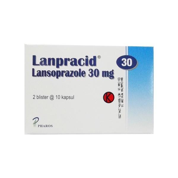 Jual LANPRACID 30 MG 1 BLISTER ISI 10 KAPSUL/LANSOPRAZOLE/SAKIT MAAG ...