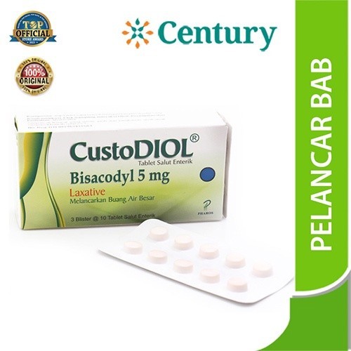 Jual Custodiol 5mg EC Tablet / Sembelit / Susah BAB / Pencahar / Sakit ...