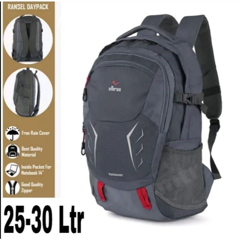 Jual Daypack/Backpack 25 Ltr /Tas Ransel Pria Elbrus Original 25L | Shopee Indonesia
