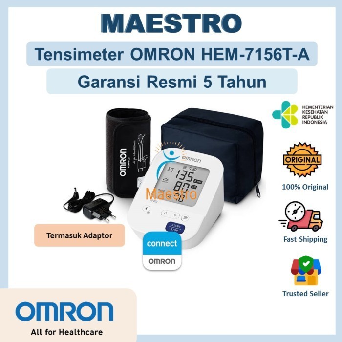 Jual Tensimeter Digital OMRON HEM-7156-A Manset Besar Jumbo Alat Ukur ...