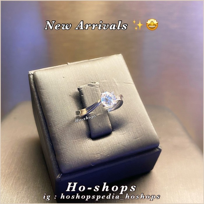 Jual CINCIN MAS PUTIH MODEL SOLITER KADAR 75% ASLI EMAS | Shopee Indonesia