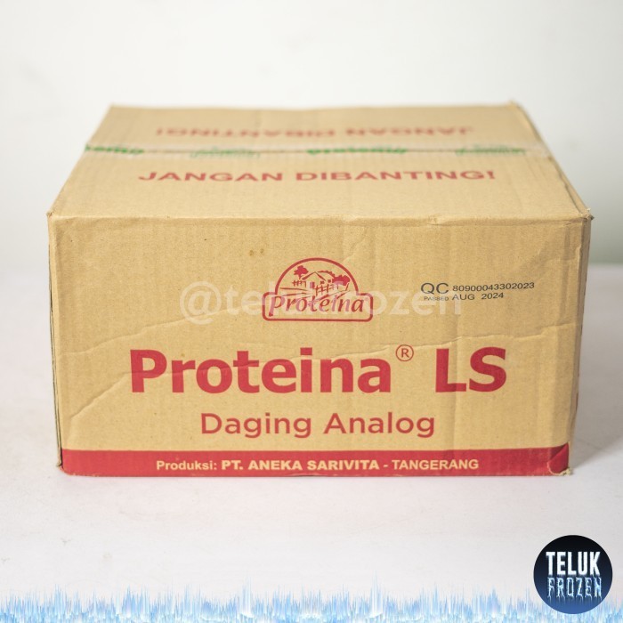 Jual Proteina ls 1 dus 1 karton isi 24 pcs bks protena daging analog ...