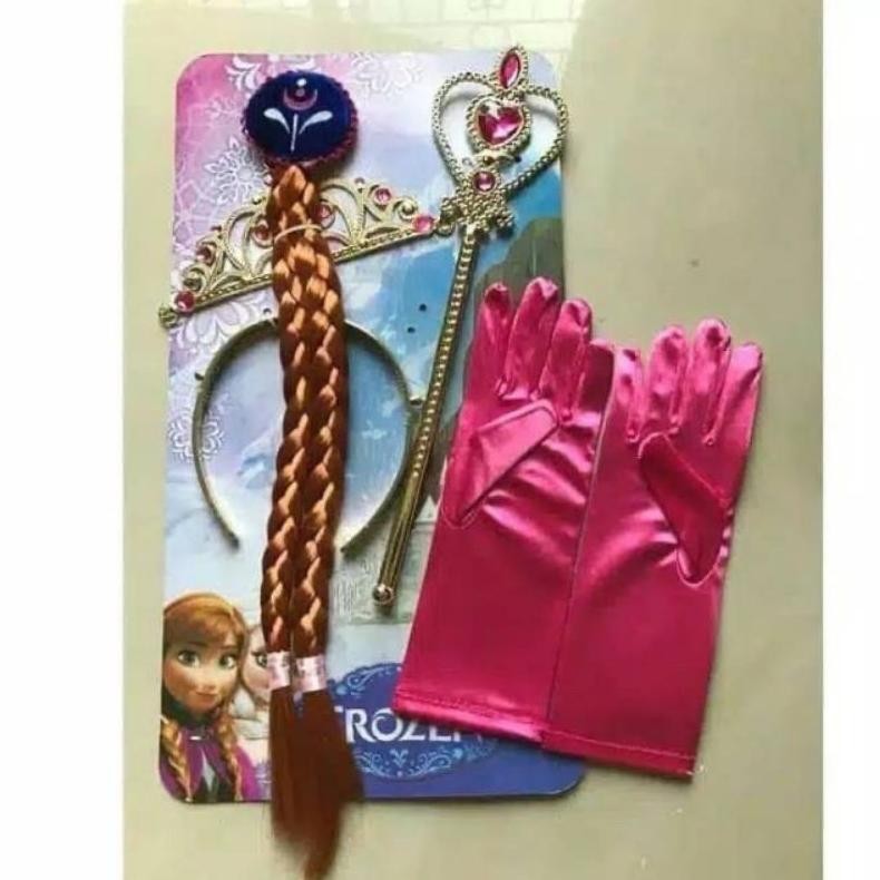 Jual Raih Diskon Rambut Frozen elsa anna 3in1 & 4in1 (bando mahkota ...