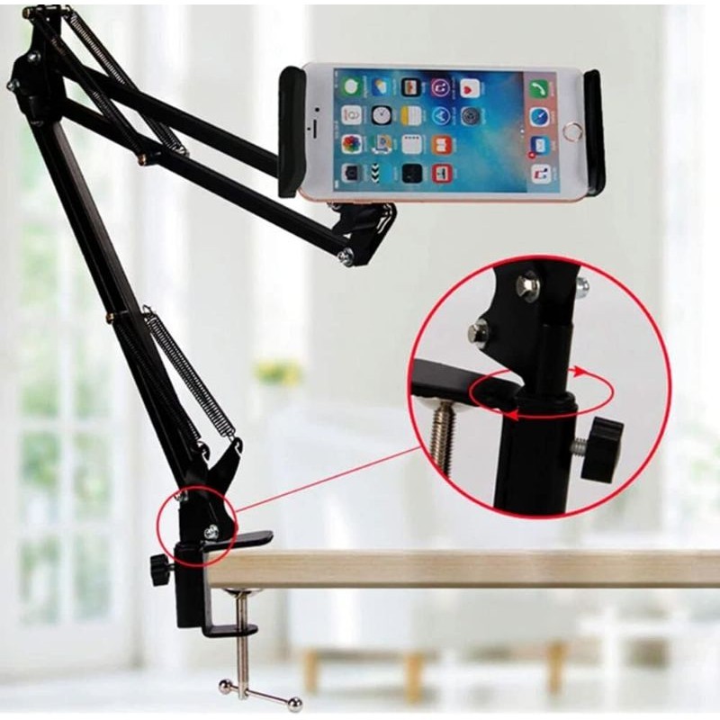 Jual Holder Tablet Smartphone Lazypod Stand Model Boom Arm Table - D9 ...