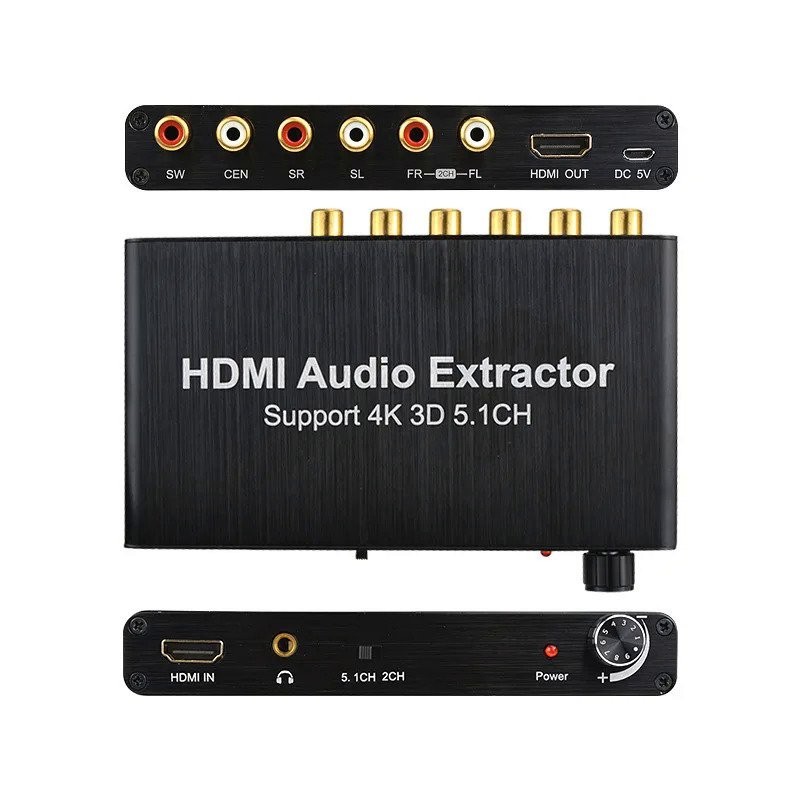 Jual Konverter Digital Ekstraktor Audio HDMI 4K 30Hz, Headset Input ...